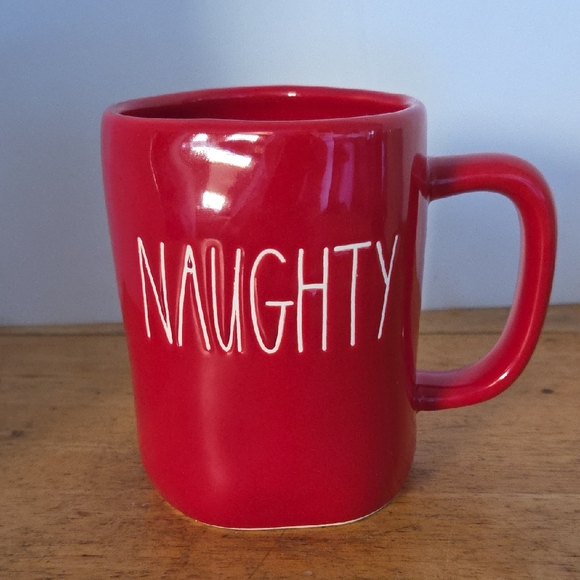 Rae Dunn | Dining | Rae Dunn Red Naughty Mug | Poshmark
